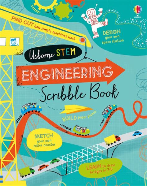 Usborne Engineering Scribble Book Stem Activity Book Wordunited