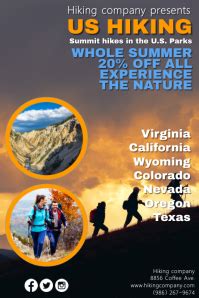 Hiking Template Postermywall