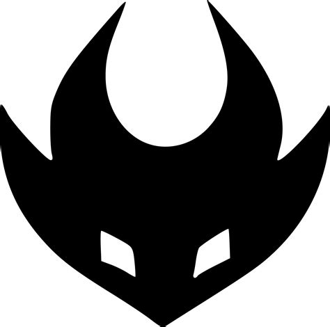 Black Evil Face Monster 25747893 Vector Art At Vecteezy