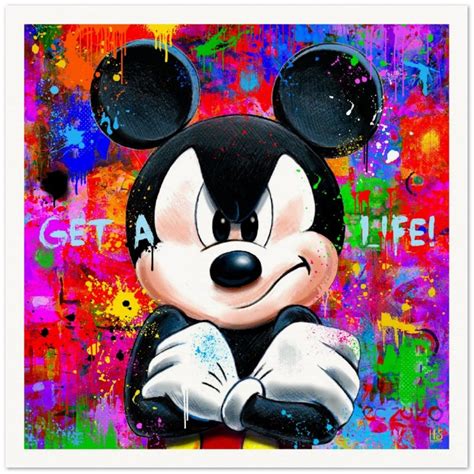Mickey Mouse Pop Art Etsy