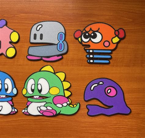 Bubble Bobble Characters Free 3d Print Model Makerworld