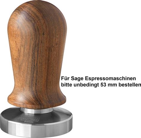 Scarlet Espresso Tamper Perfetto Voor Barista Gekalibreerd Tot 35