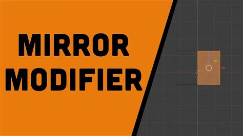 Blender Mirror Modifier Kullanimi Simetrik Çalışma Blender Modifier Türkçe