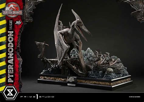 Jurassic Park Pteranodon Bonus Jurassic Park Iii Statue 16 By Prime 1