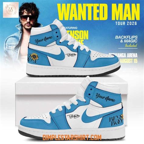 Benson Boone Wanted Man Tour 2026 Air Force 1 Shoes Dimplestartshirt