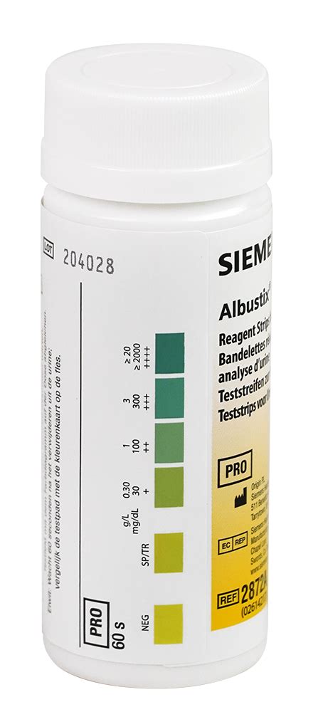 Albustix Reagent Strips For Urinalysis Box Of 50 Strips Medisale