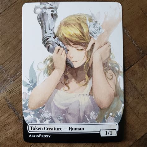 Human Token A Mtg Abyss Proxy Shop Enhance Your Commander And Edh Decks With Mtg Proxies