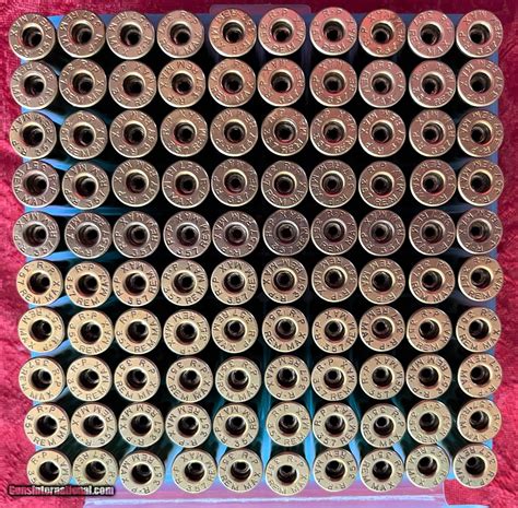 Remington 357 Maximum Once Fired And New Brass