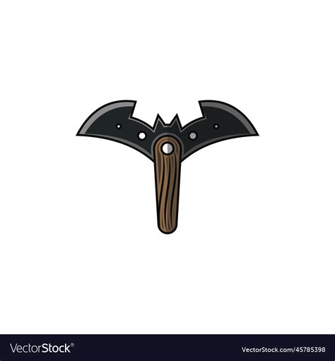 Bat Ax Logo Image Royalty Free Vector Image Vectorstock