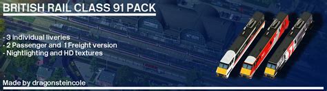 Dsc Passenger And Freight Class 91 And Carriages Automata