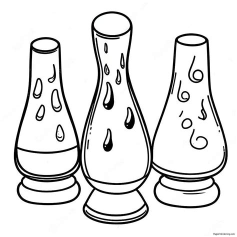 Retro Lava Lamp Coloring Page 26434 21357