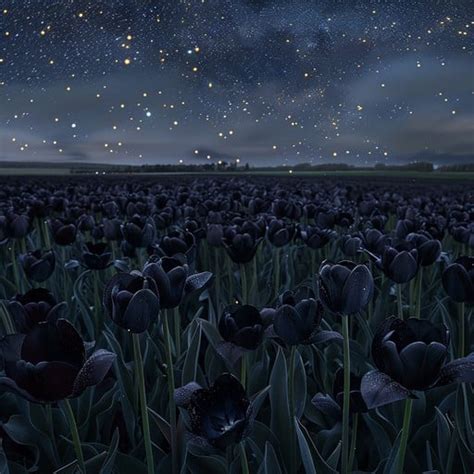 Free Starry Tulip Field Image Download At Stockcake