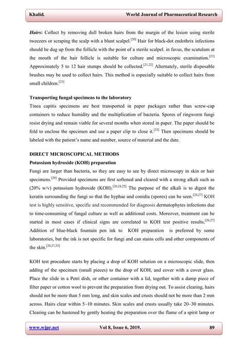 Laboratory Diagnosis Of The Causative Dermatophytes Of Tinea Capitis Pdf