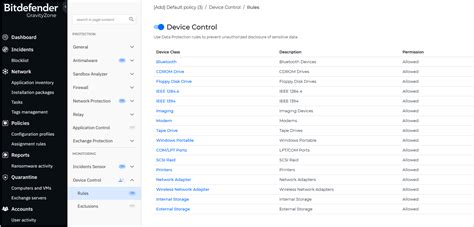 Managing Permission Rules And Exclusions