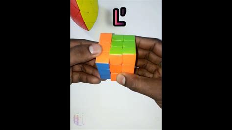 Rubixs Cube Notations For Beginners Youtubeshorts Youtube