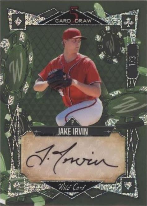 2023 Wild Card 5 Card Draw Modern Jake Irvin 5cdm 32 Holographic