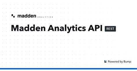 Get Example Madden Analytics Api Documentation