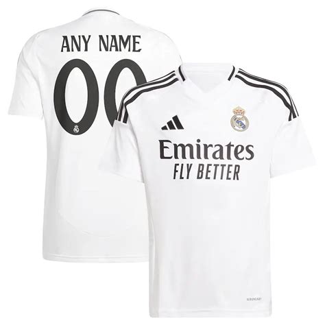 Adikastakes Real Madrid Adidas 202425 Custom Home Jersey White