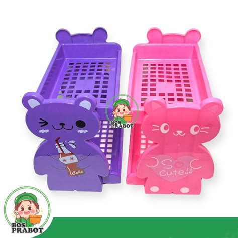 Ungu 2 Tier Multipurpose Mini Shelfcute Mini Plastic Shelfpink Spice Rackpurple Spice Rack