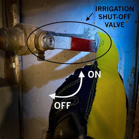 How To Turn Off Sprinkler Valve Irrigation Skill