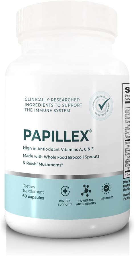 Dietary Supplement Tablets By Papillex All Natural Immune