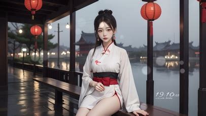 古风性感汉服少女美女动态壁纸 动态壁纸下载 元气壁纸