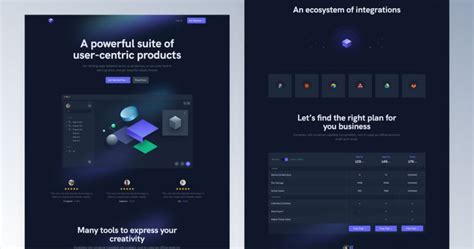 Cube Tailwind Css Template For Saas Tailkits