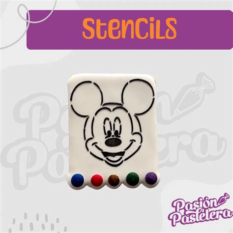 Stencil Mickey Pasión Pastelera