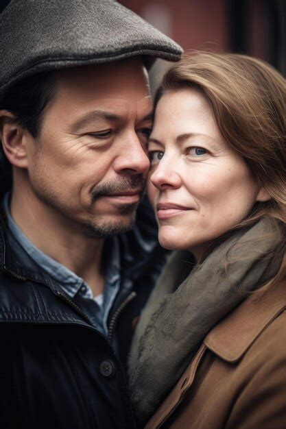 Premium Ai Image A Cropped Portrait Of A Romantic Same Couple In The
