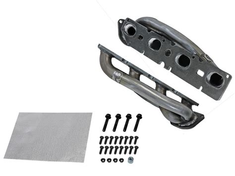 Afe Twisted Steel 409 Stainless Steel Short Tube Header Dt 19 23 V8 5
