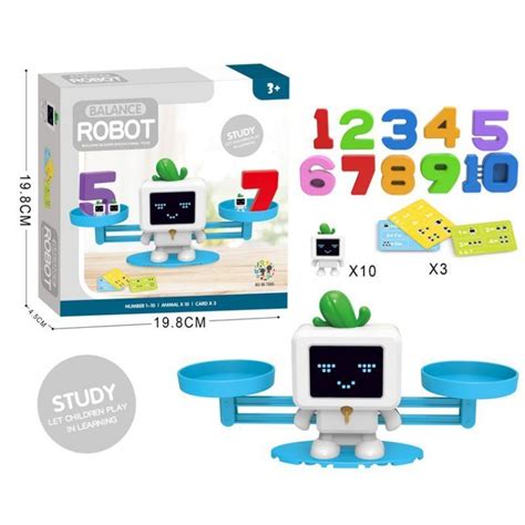 Maths Balancing Frog Robot Dinosaur Improve Mathematics Learn To Count