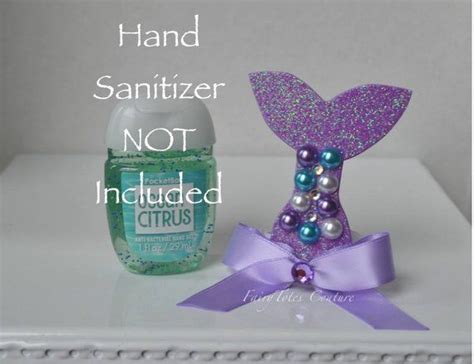 Mermaid Tail Hand Sanitizer Favors Mermaid Tail Favors Etsy Sweet