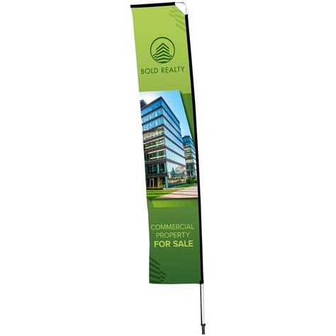 Legend 4m Sublimated Telescopic Double Sided Flying Banner 1 Complete