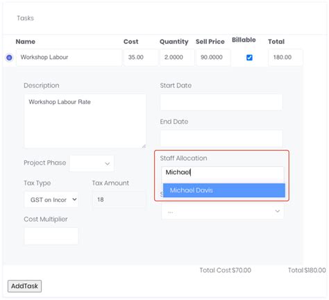 Allocate Staff To Projects In Workguru Workguru Support Portal