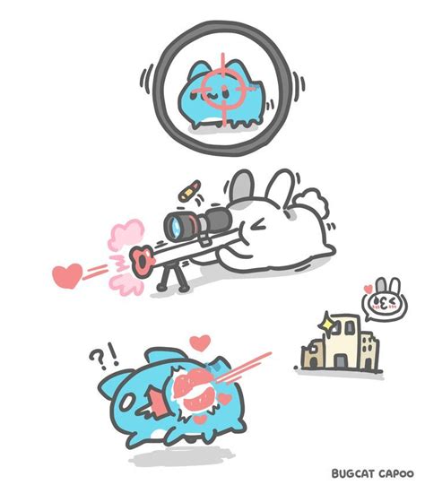 Pin By Pang Rum On Capoo Cat Funny Animal Jokes Animal Jokes Cute