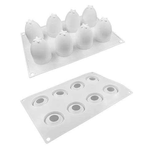 Silikonform 8 Eier Zur Herstellung Von Seifen Kerzen Und Kunsthandwerk