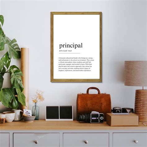 Principal Definition Print School Principal T Principal Thank You