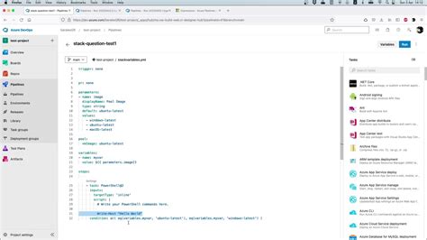 Task Condition Based On Parameter Azure Devops Youtube