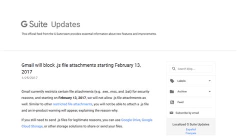 gmailでのjavascriptファイルの添付が不可に、2月13日からスタート gigazine