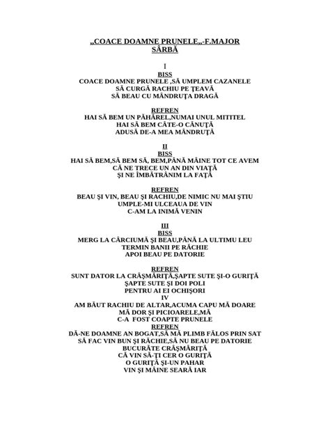 Coace Doamne Prunele Pdf