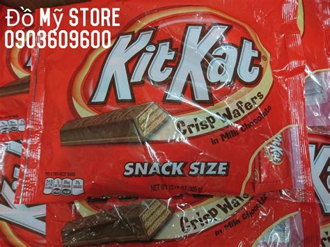 Bánh Xốp Phủ Socola Kit Kat Crisp Wafers 305g Của Mỹ Đồ Mỹ Store