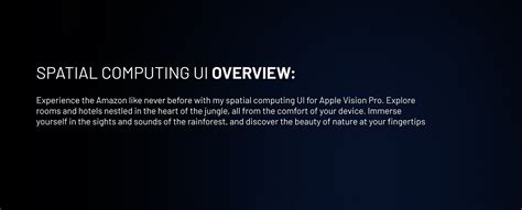 spatial computing user interface behance