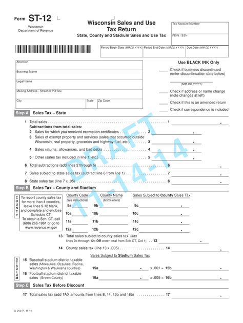 2014 St 12 Form Fill Out And Sign Online Dochub