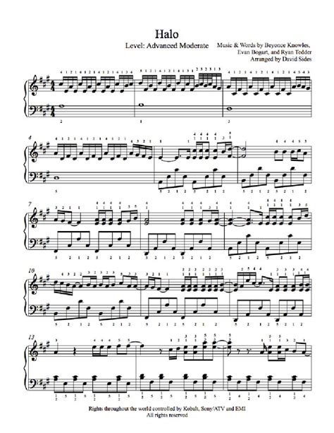 39 Halo Theme Piano Sheet Music Free Png Piano Music