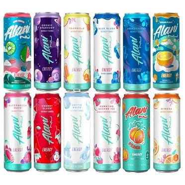 Alani Nu Protein Shakes 6 Flavor Variety Pack 12 Fl Oz Bottles 12