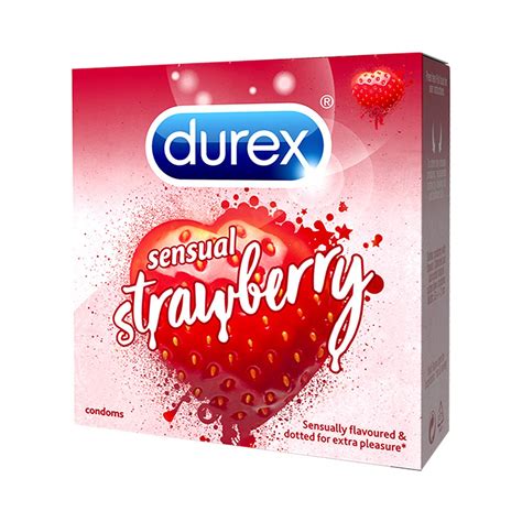 Sex Toys Midoko Durex Sensual Strawberry Flavored Condoms 3s Lazada Ph