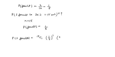 Solved Large Sheets Of Metal Have Faults In Random Positions But On
