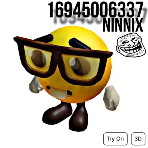Nerd Face Costume Roblox Trolling Roblox Roblox Roblox Funny