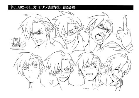 Settei Dreams キャラクターデザイン キャラクタースケッチ 表情 イラスト