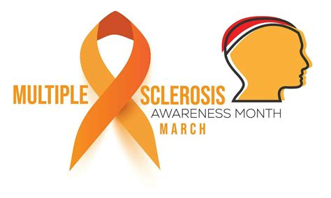 Multiple Sclerosis Awareness Month Background Banner Card Poster Template Vector